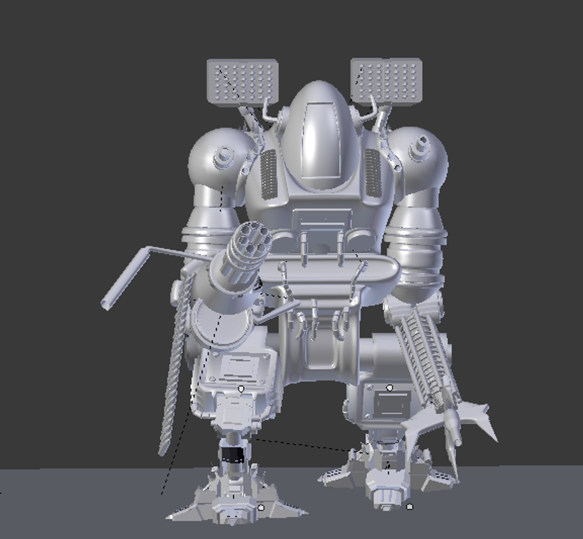 3D Heavy Mech - TurboSquid 1438826