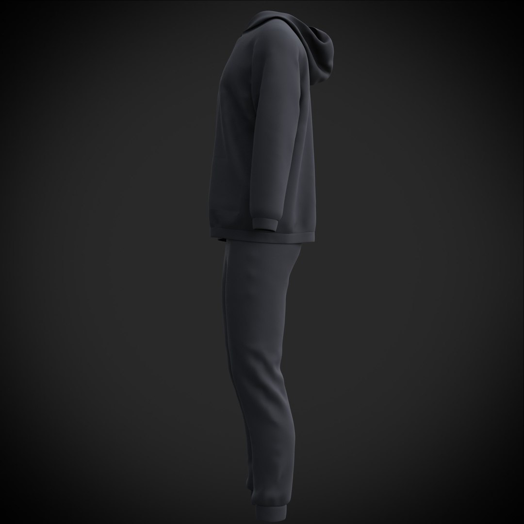3D ActiveWear Set - Male Tracksuit Model - TurboSquid 1759193