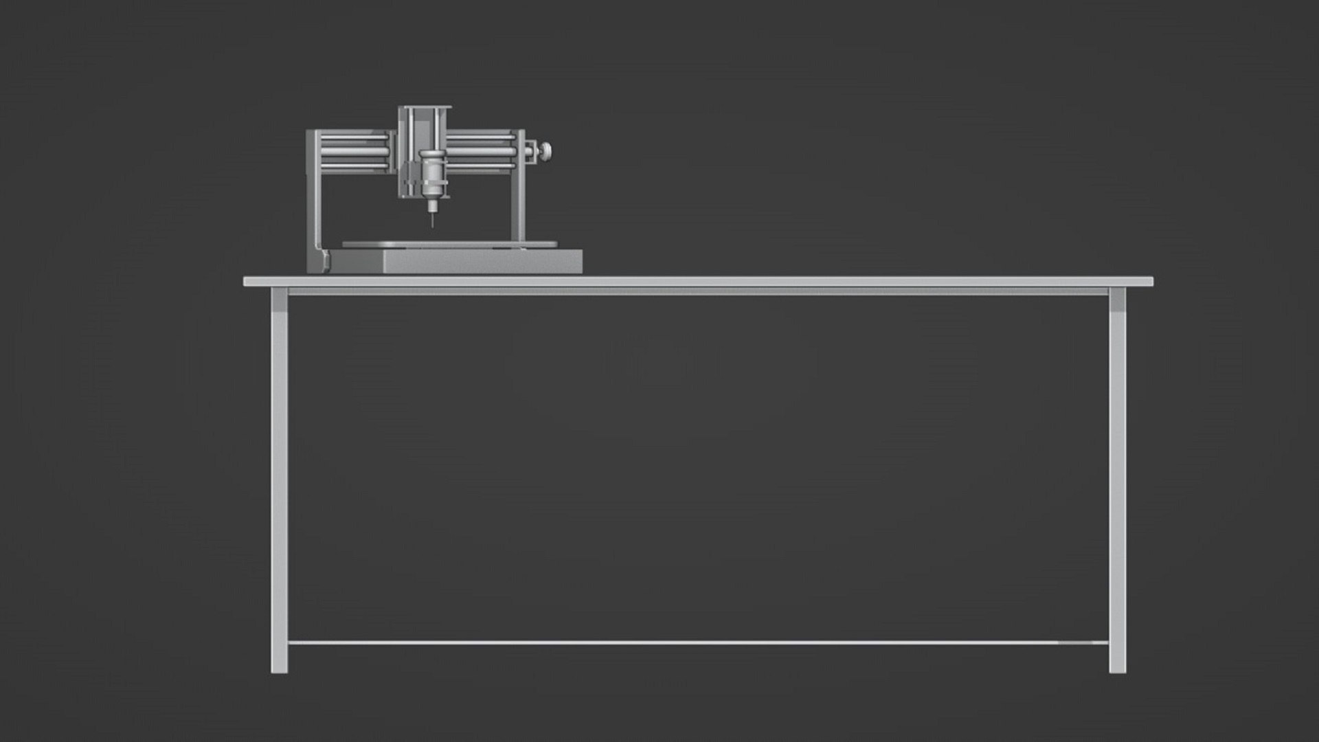 CNC Table 3D Model - TurboSquid 2360074