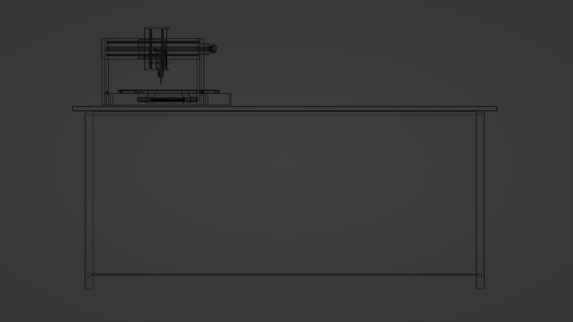 CNC Table 3D Model - TurboSquid 2360074