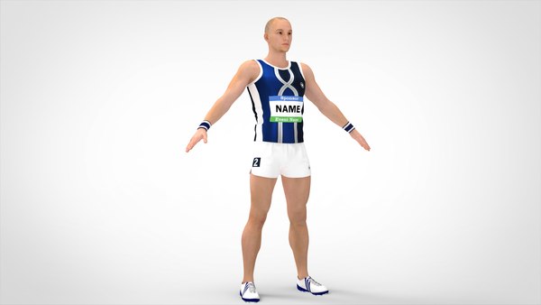 modelo 3d Athlete Runner - TurboSquid 2005495