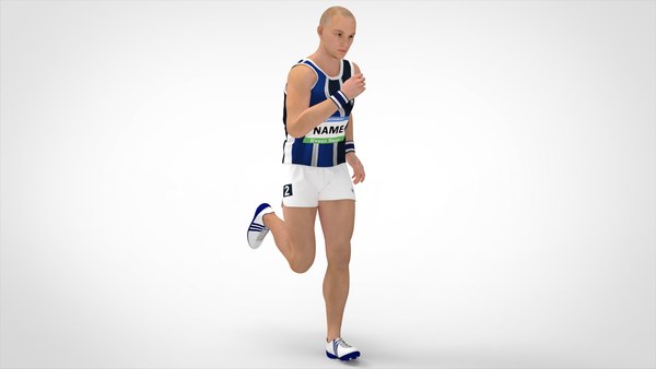 modelo 3d Athlete Runner - TurboSquid 2005495