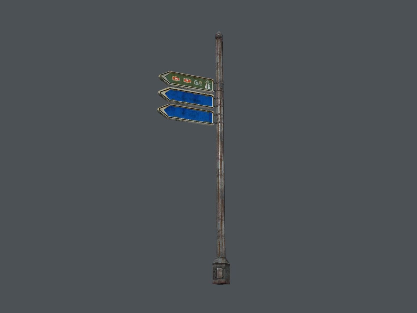 3d Model Pack Traffic Signs
