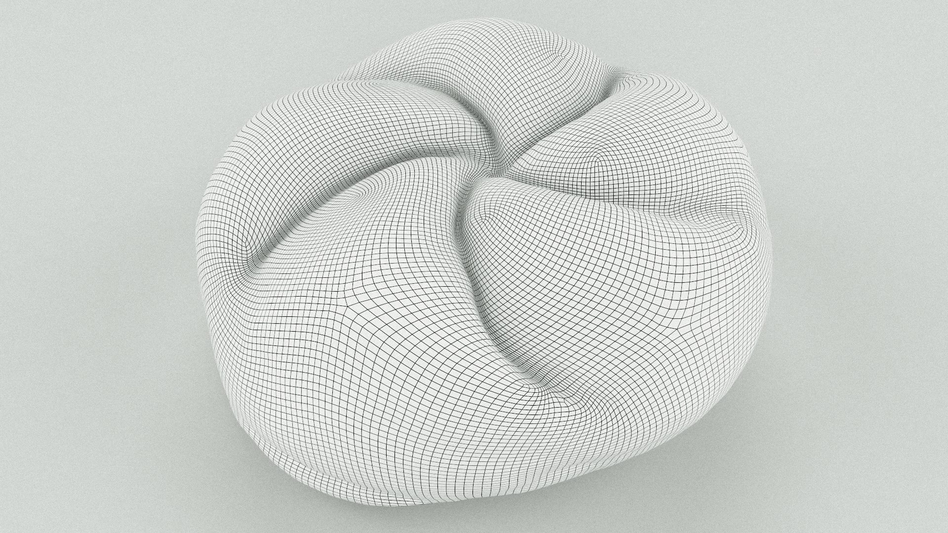3D scan bread roll - model - TurboSquid 1179068