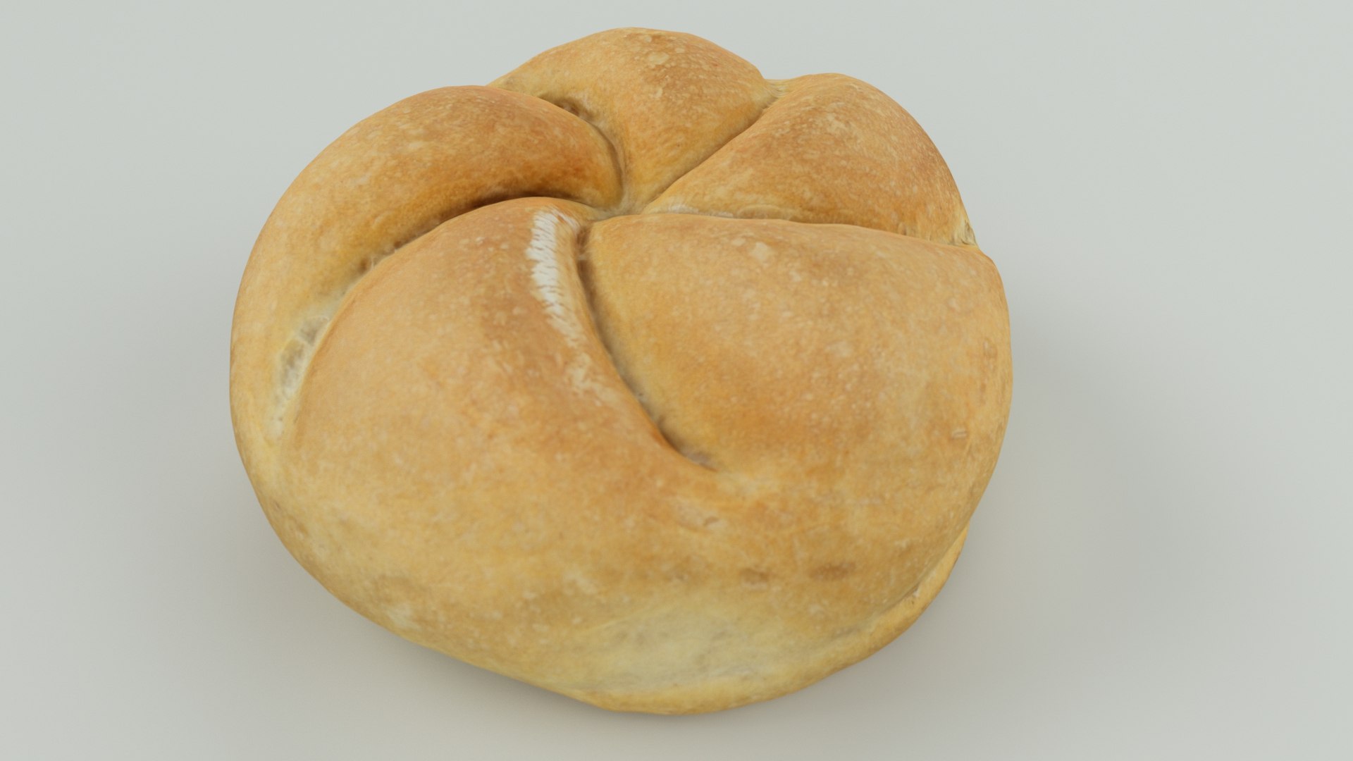 3D scan bread roll - model - TurboSquid 1179068