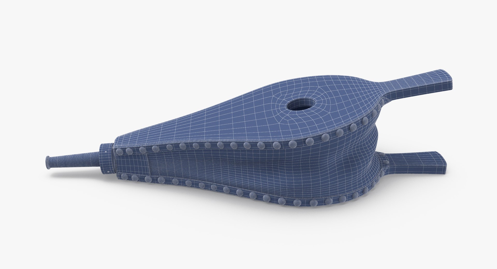 3d Blacksmith Bellows Opened Closed Model