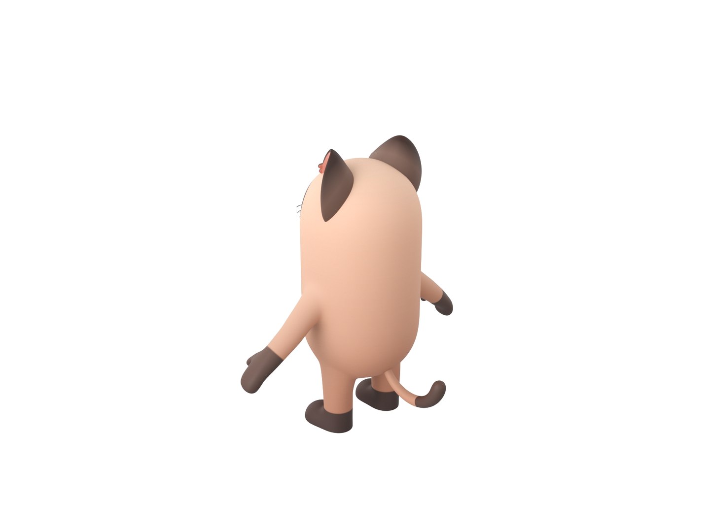 Siamese Cat Character Model - TurboSquid 2021206