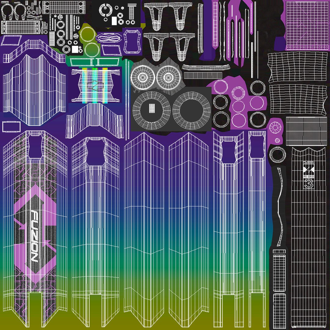 3D Stunt Scooter Fuzion X-3 Pro For Kids Model - TurboSquid 2026018