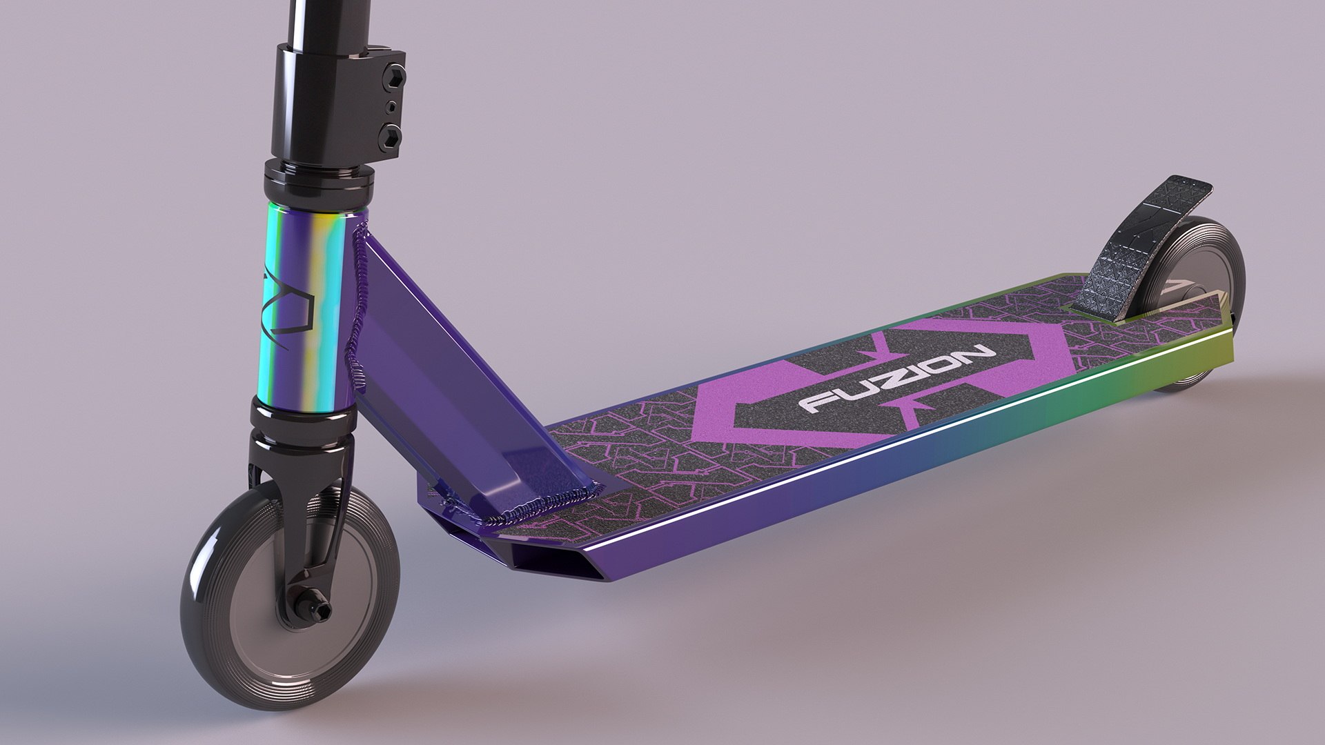 3D Stunt Scooter Fuzion X-3 Pro For Kids Model - TurboSquid 2026018