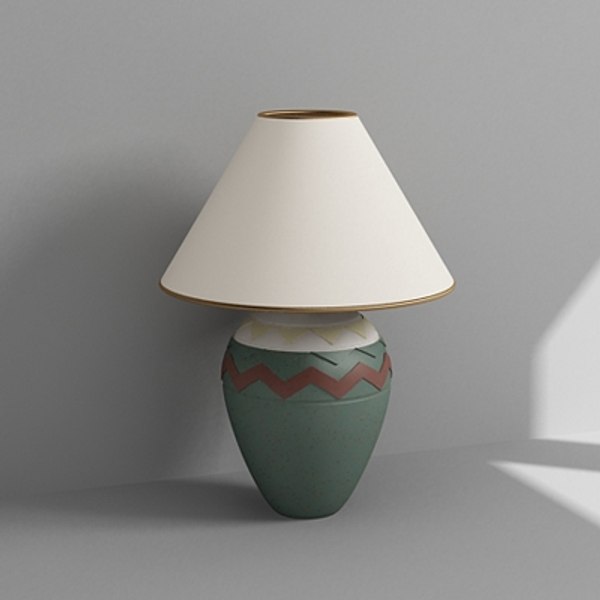 3d model lamp light