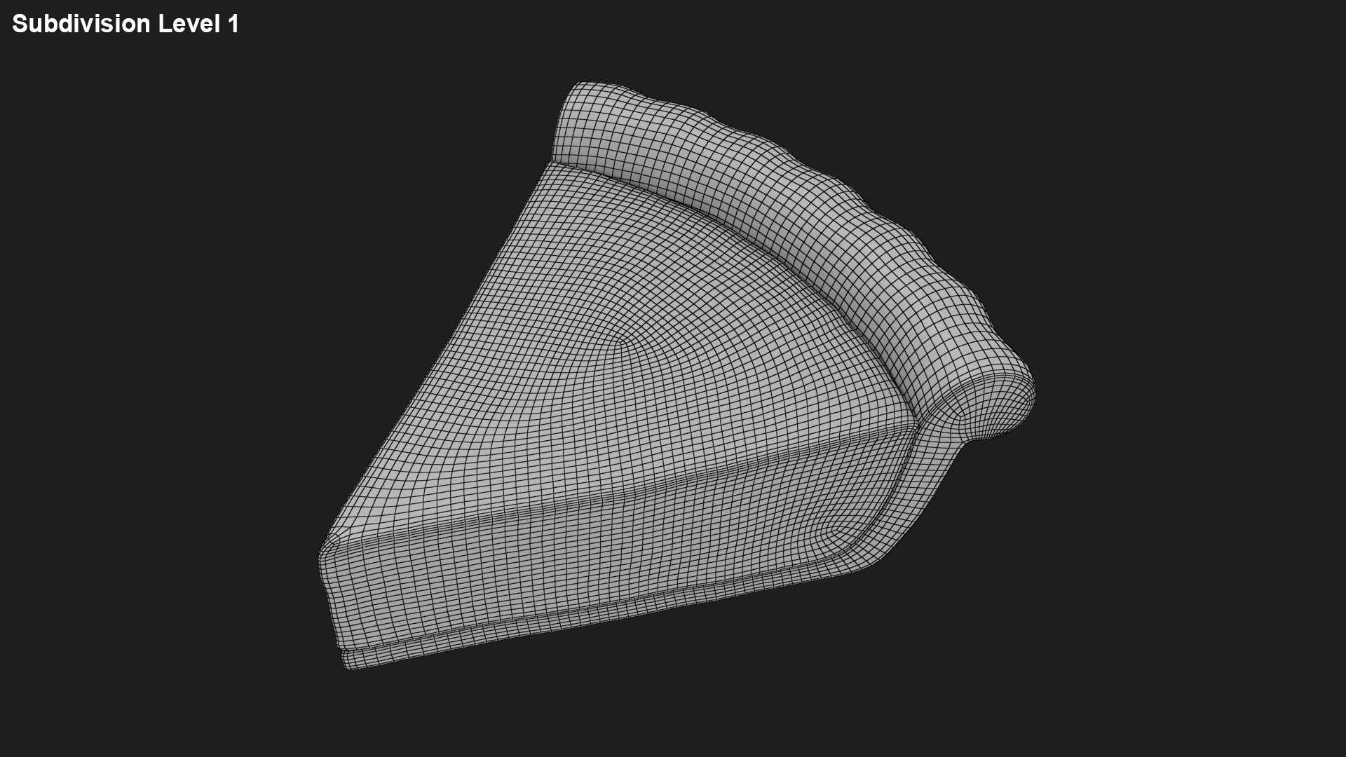 Pumpkin Pie Slice 2 3D Model - TurboSquid 2036312