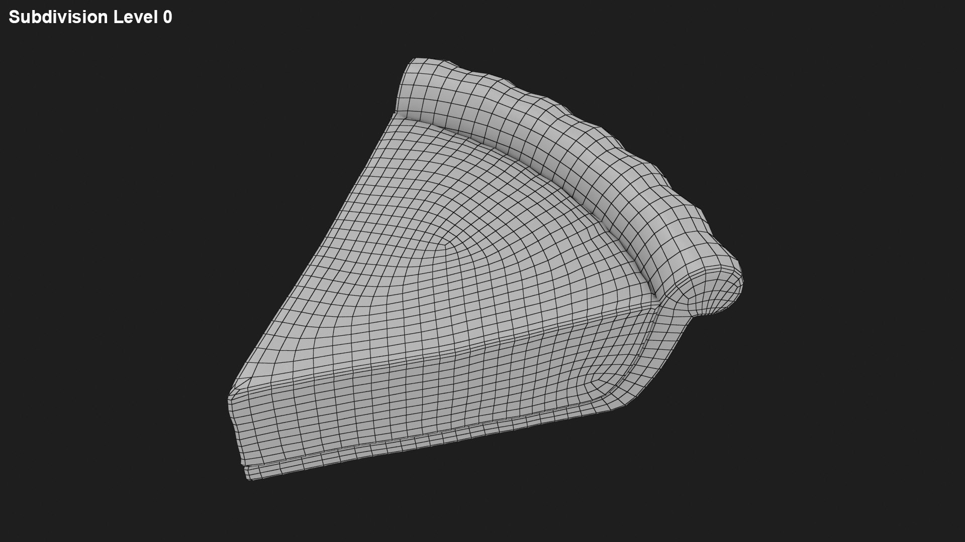 Pumpkin Pie Slice 2 3d Model Turbosquid 2036312