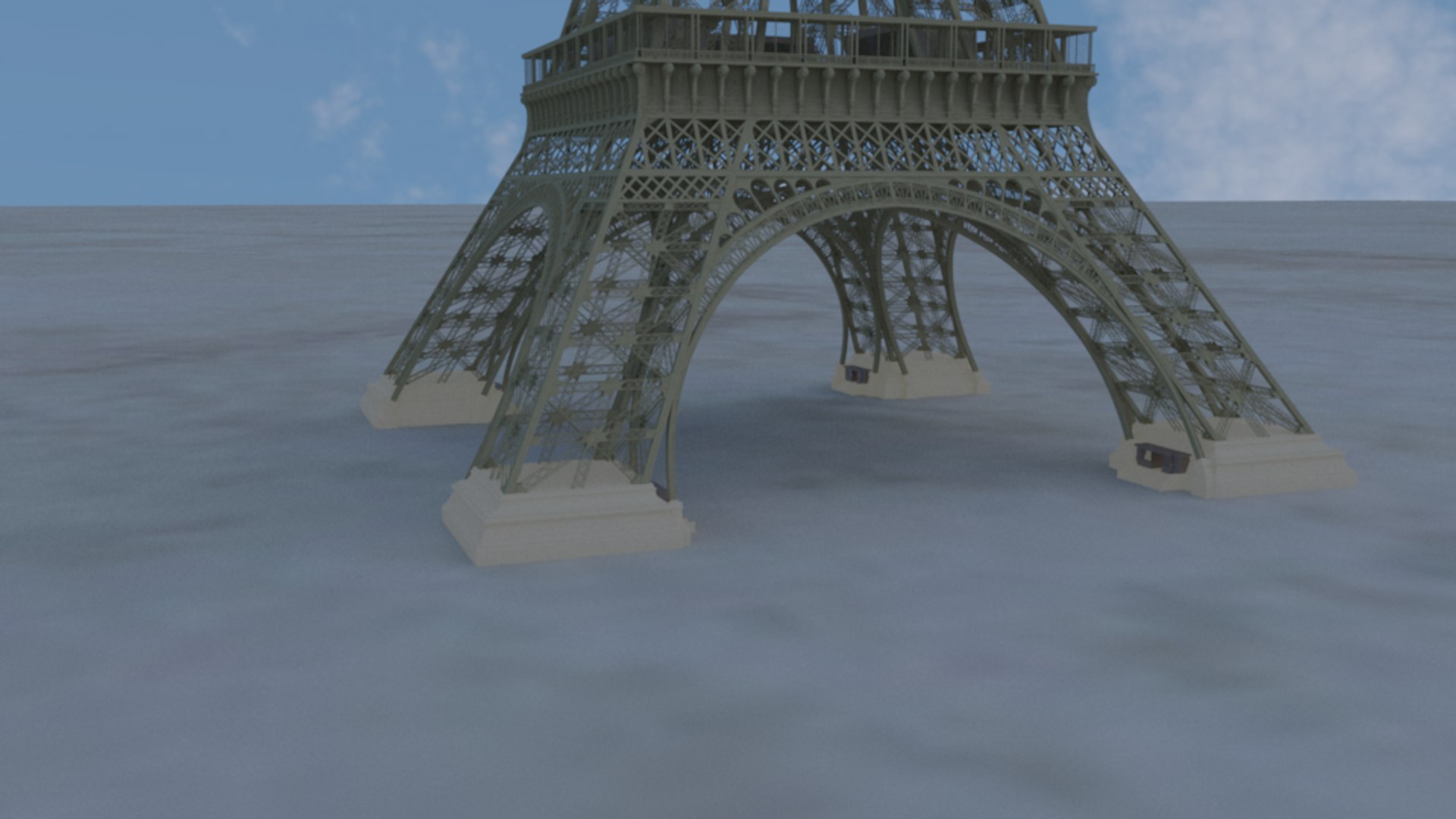 3D model eiffel tower - TurboSquid 1158010