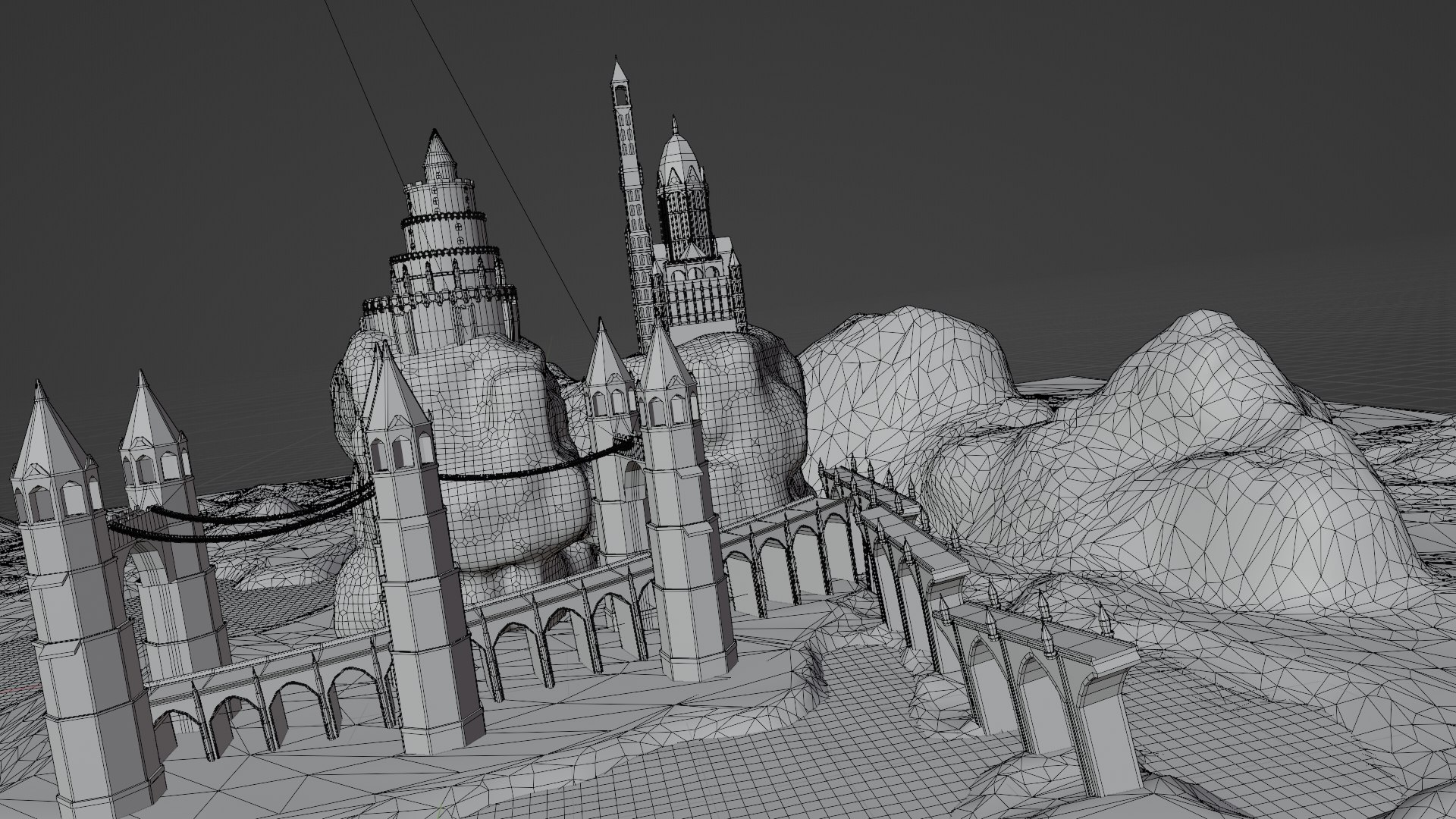 Zamok 3D Model - TurboSquid 2138549