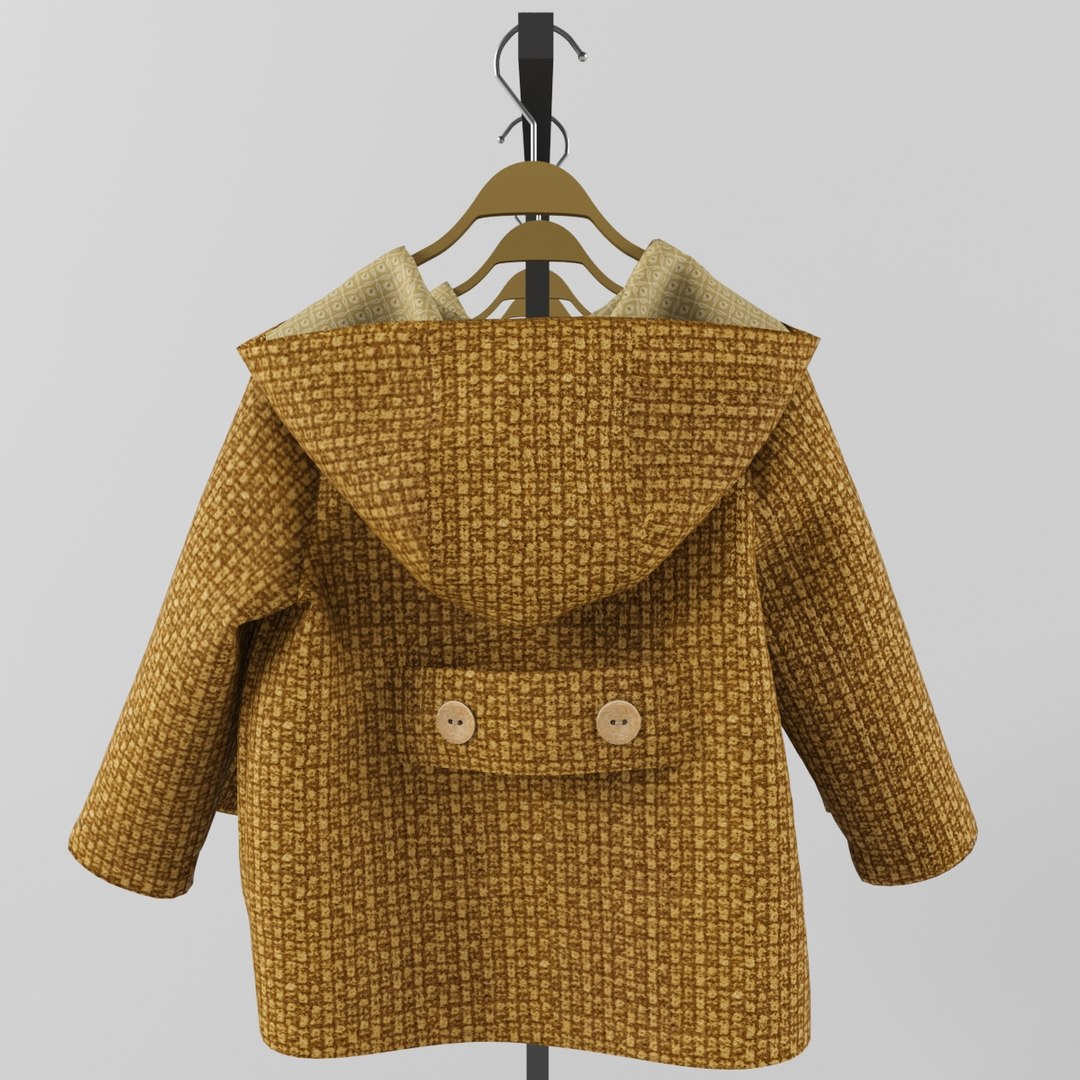 3d Model Zara Baby Coat