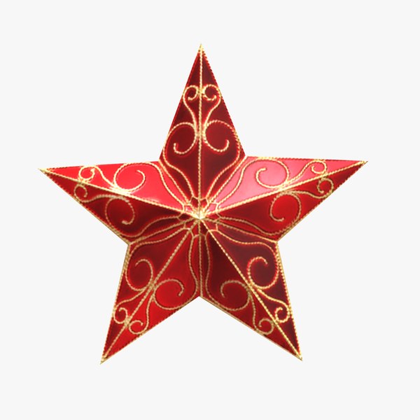 Xmas Decoration - Star 3D model - TurboSquid 1823895