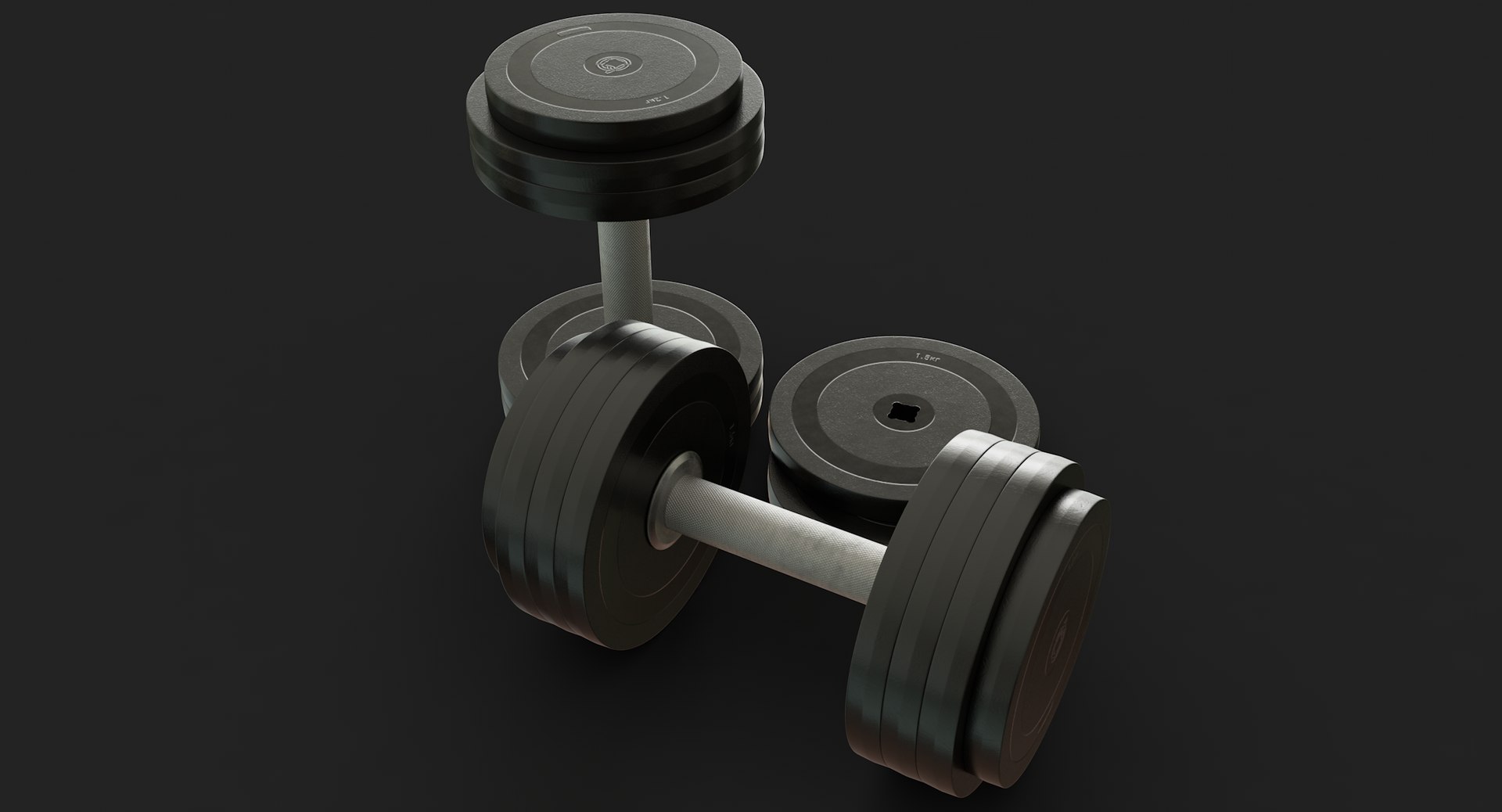 Realistic Dumbbell 3D Model - TurboSquid 1279427