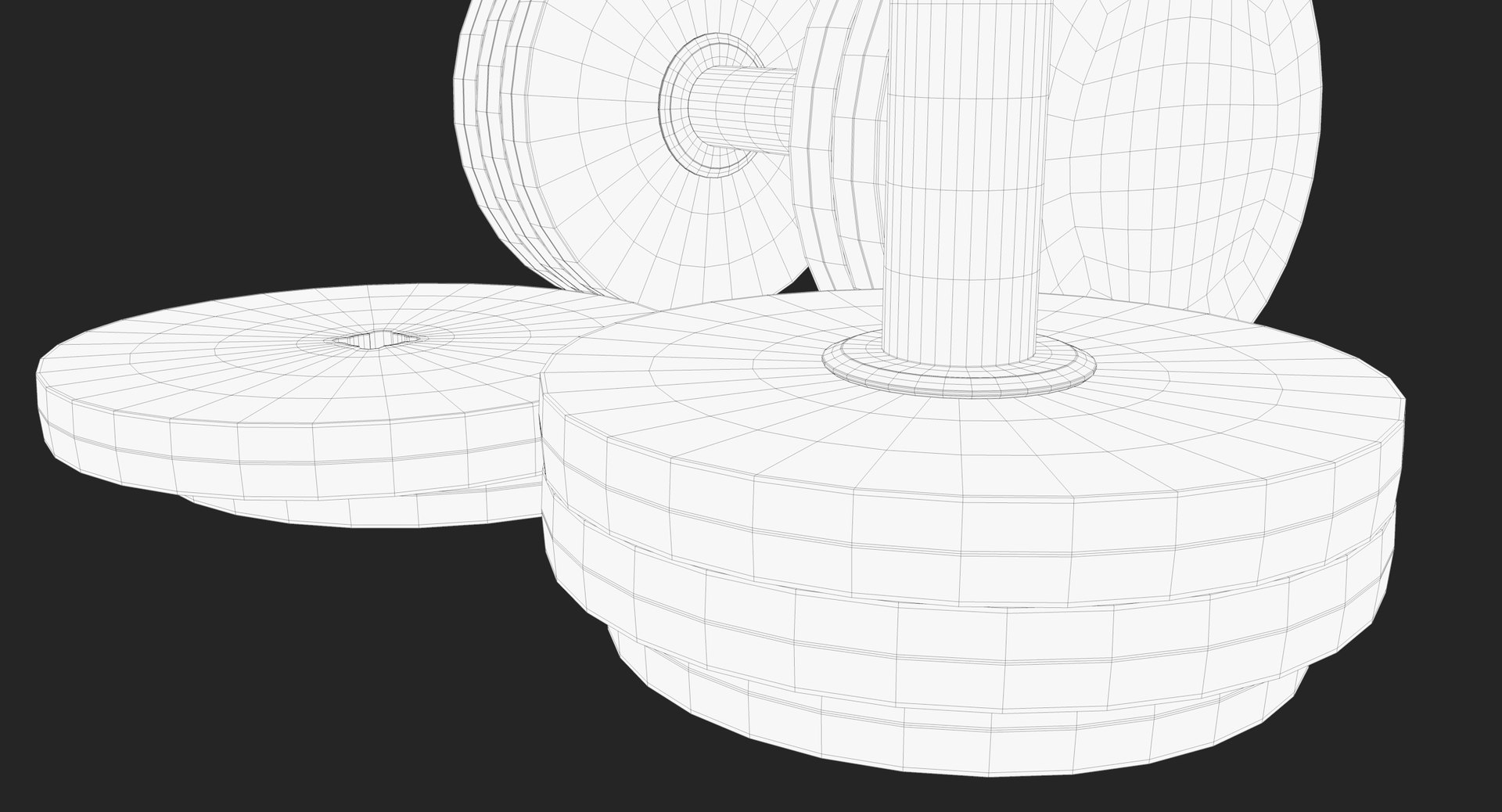 Realistic Dumbbell 3D Model - TurboSquid 1279427