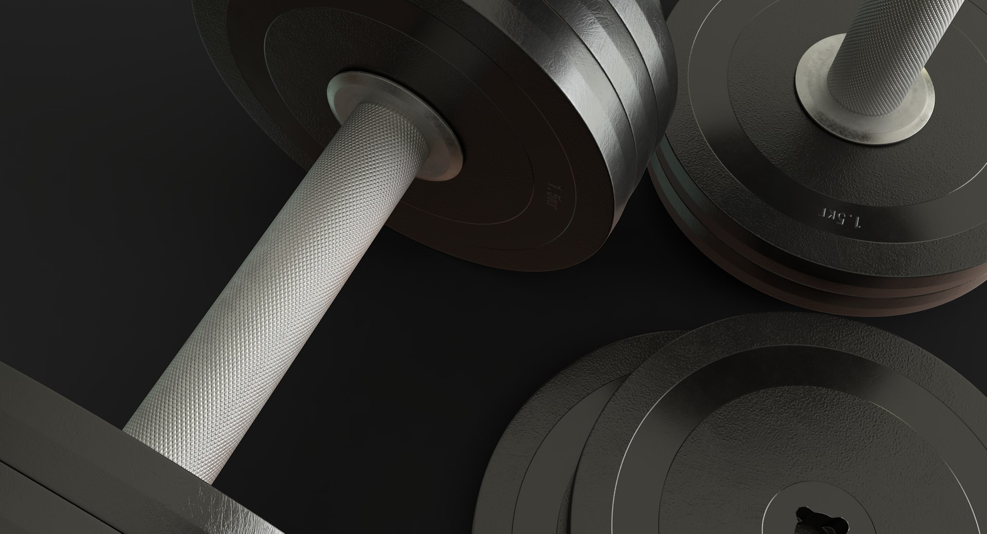 Realistic Dumbbell 3D Model - TurboSquid 1279427