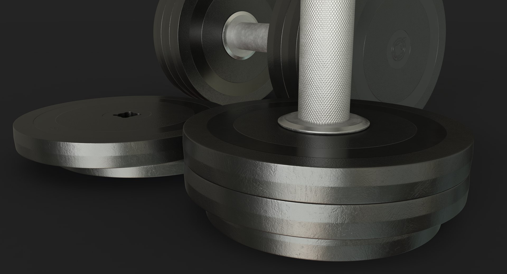 Realistic Dumbbell 3D Model - TurboSquid 1279427