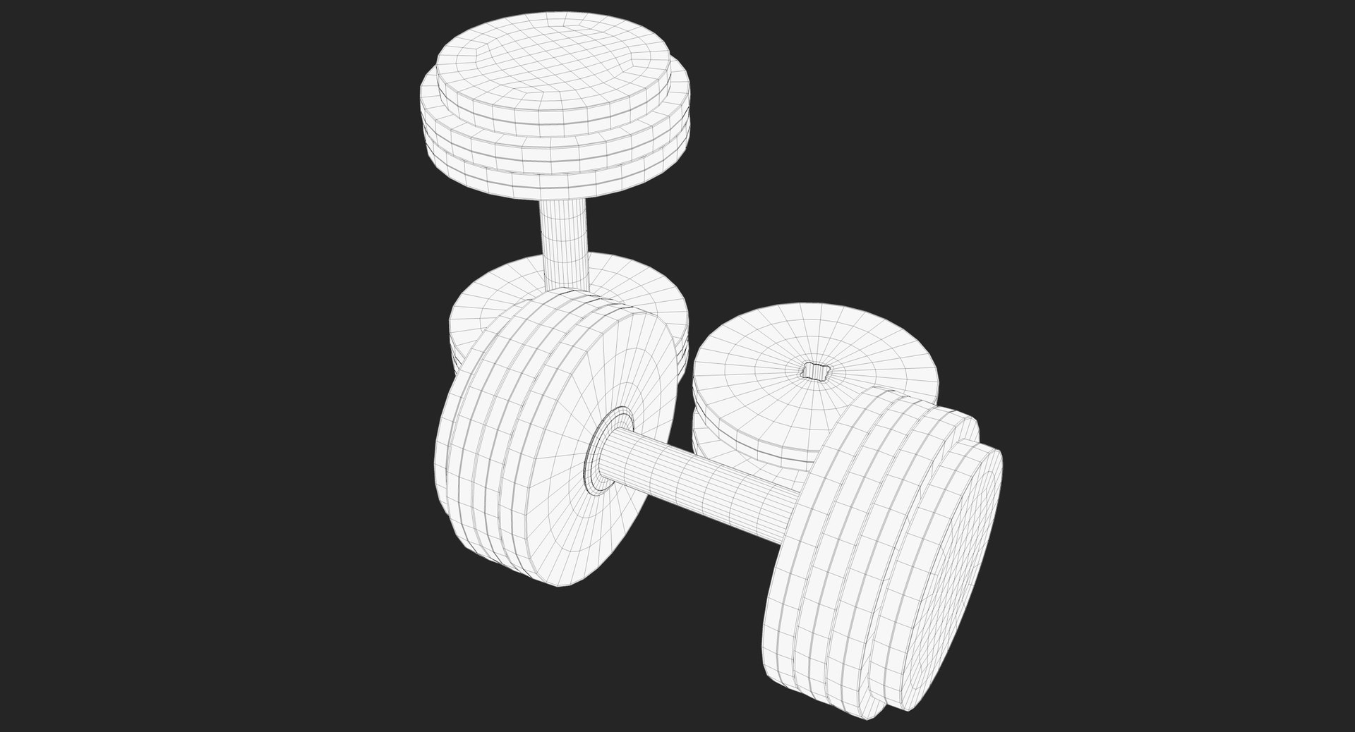 Realistic Dumbbell 3D Model - TurboSquid 1279427