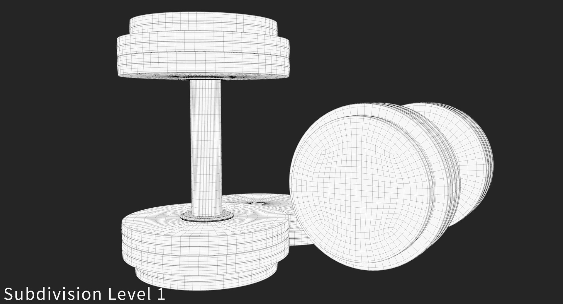 Realistic Dumbbell 3D Model - TurboSquid 1279427