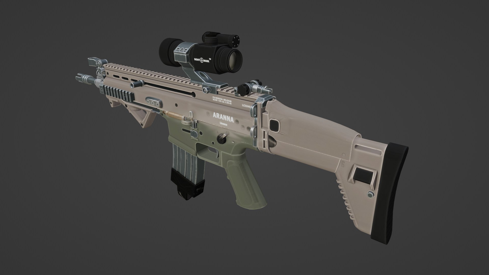 modelo 3d SCAR L - TurboSquid 2065441