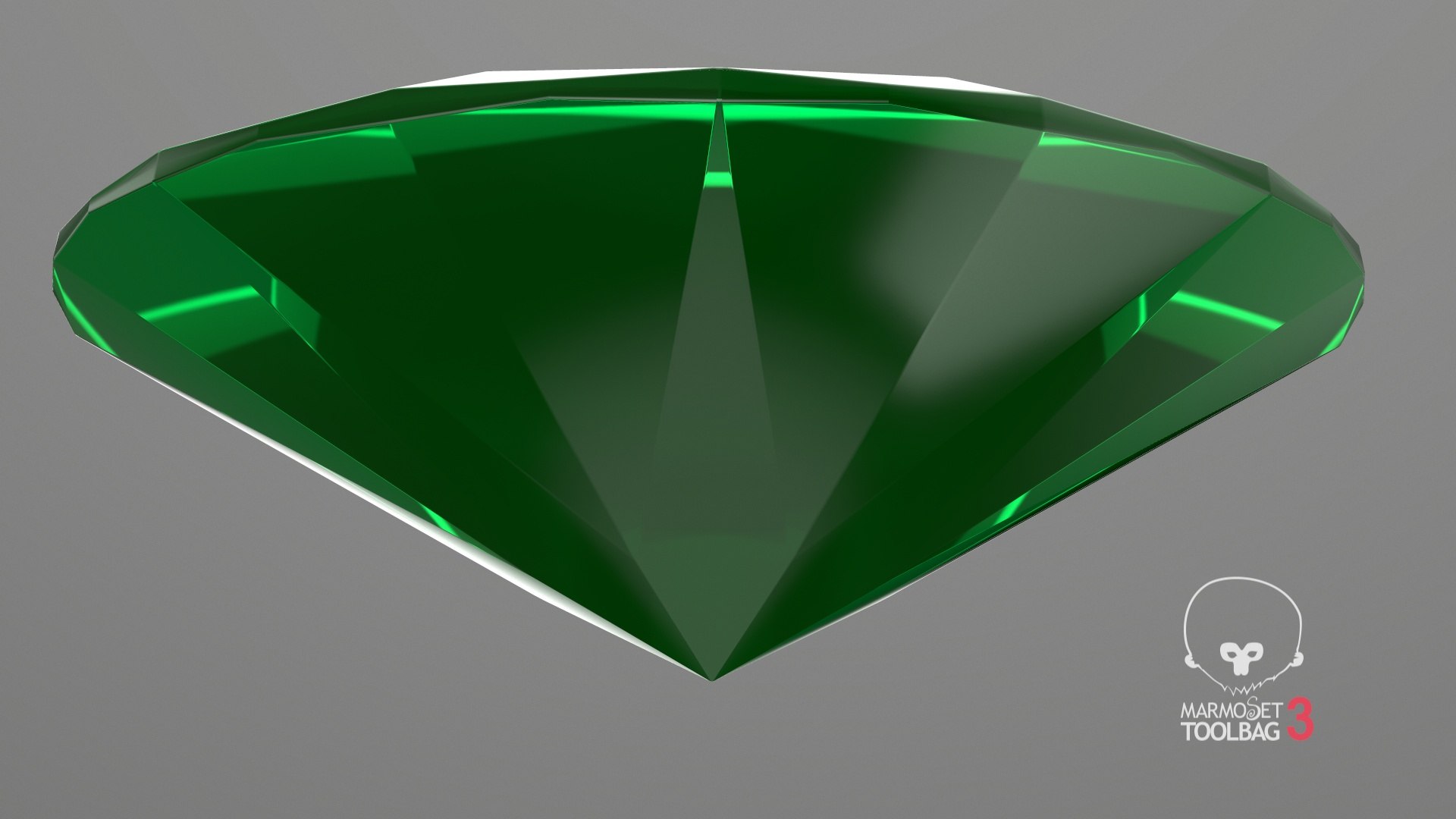Oval Cut Emerald 3D model - TurboSquid 1863272