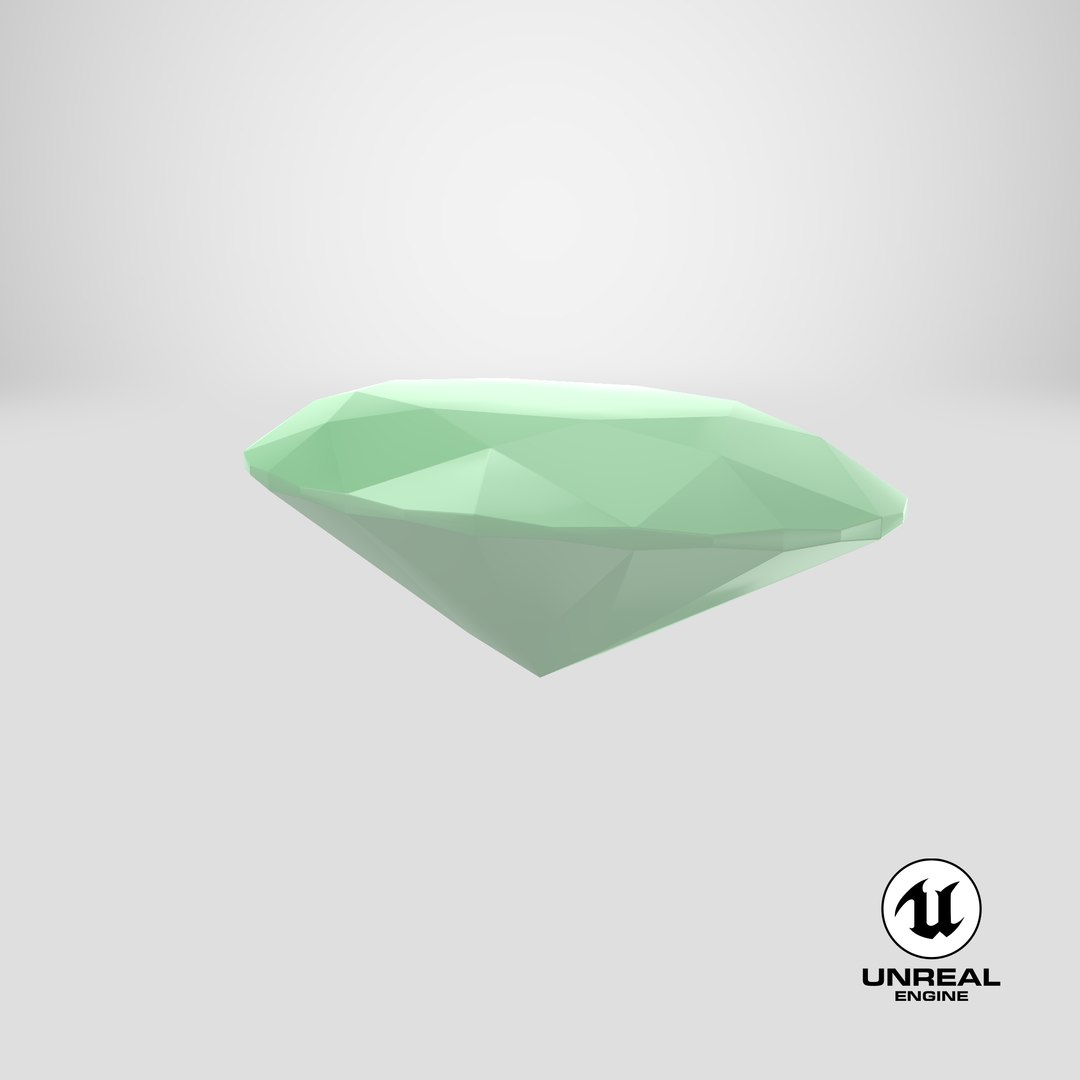 Oval Cut Emerald 3D model - TurboSquid 1863272