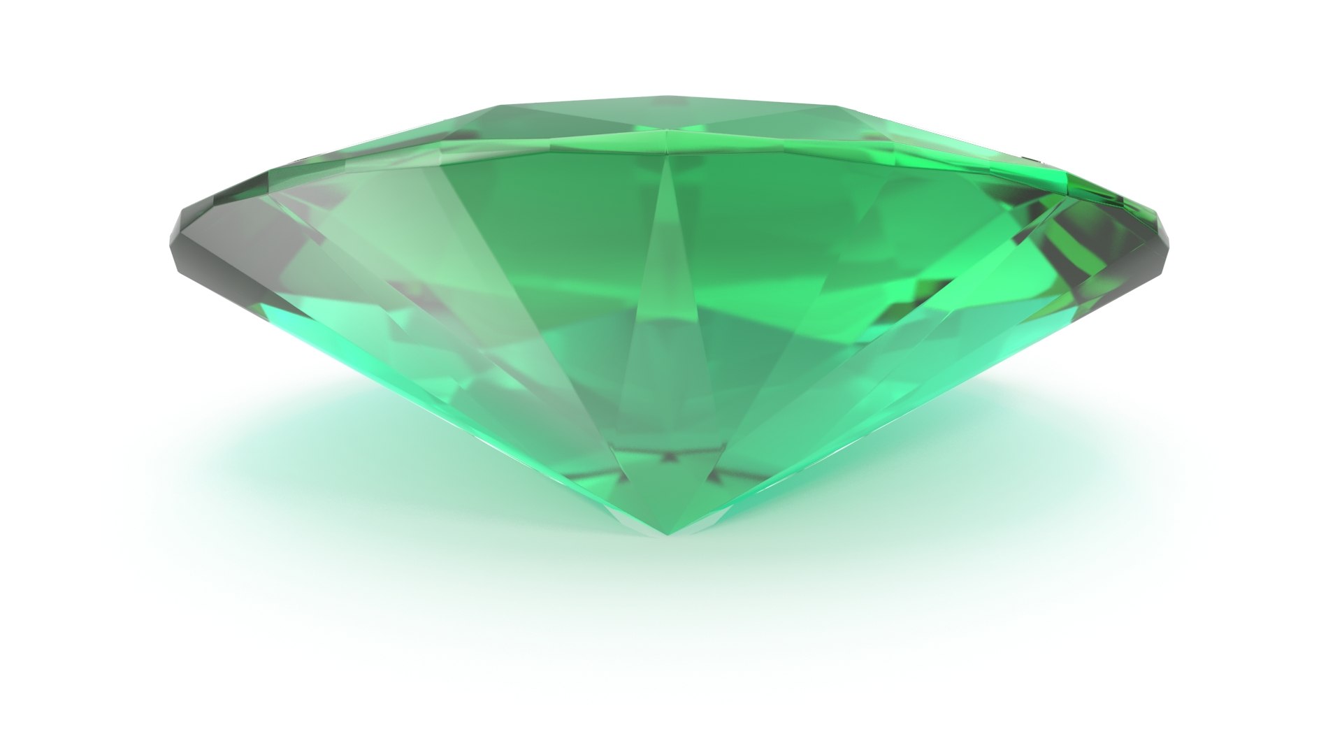 Oval Cut Emerald 3D model - TurboSquid 1863272