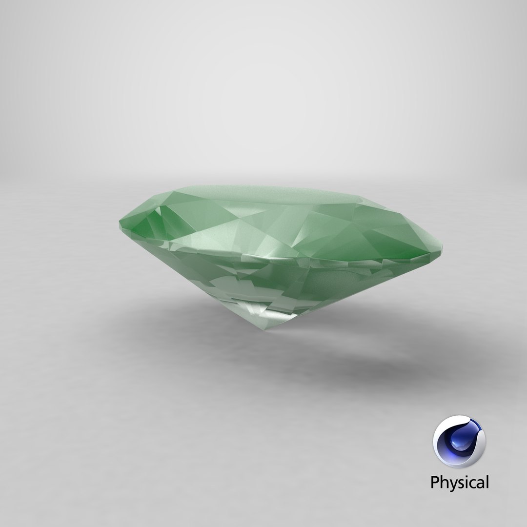 Oval Cut Emerald 3D model - TurboSquid 1863272
