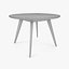knoll risom dining table 3d max