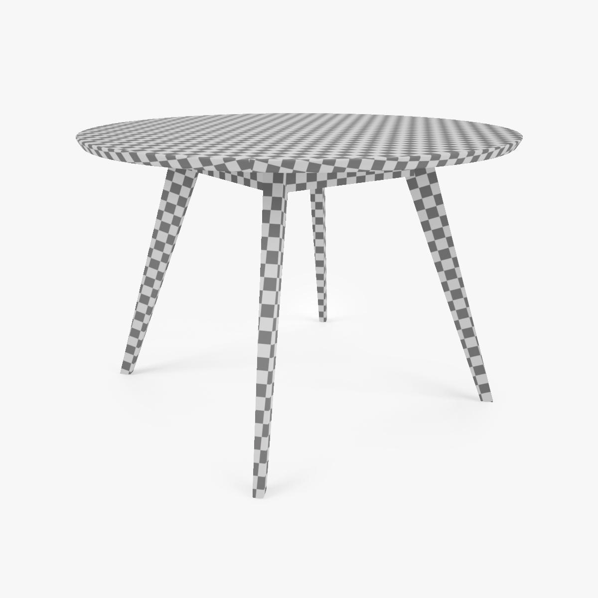 knoll risom dining table 3d max