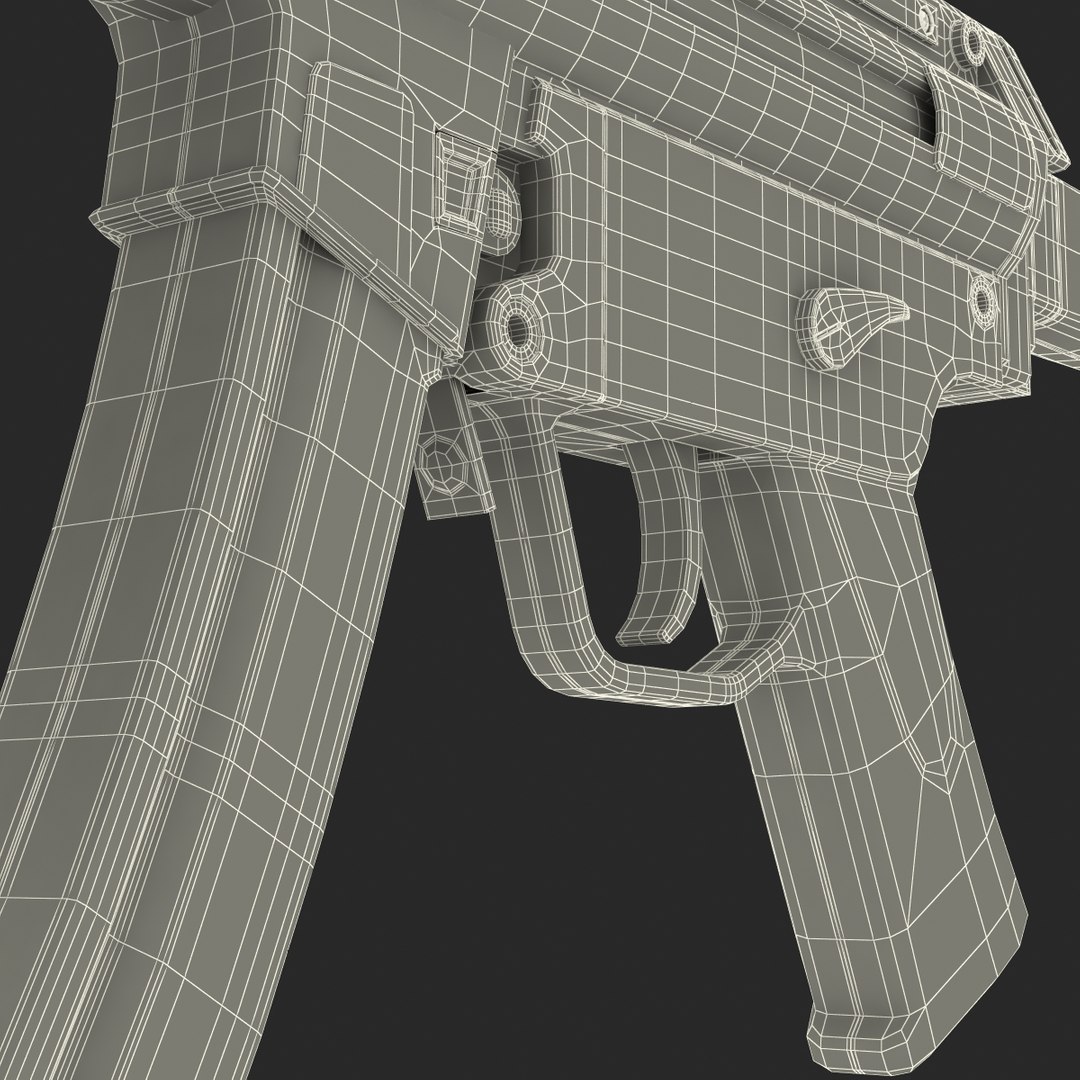 Assault Rifle Generic 3d Model