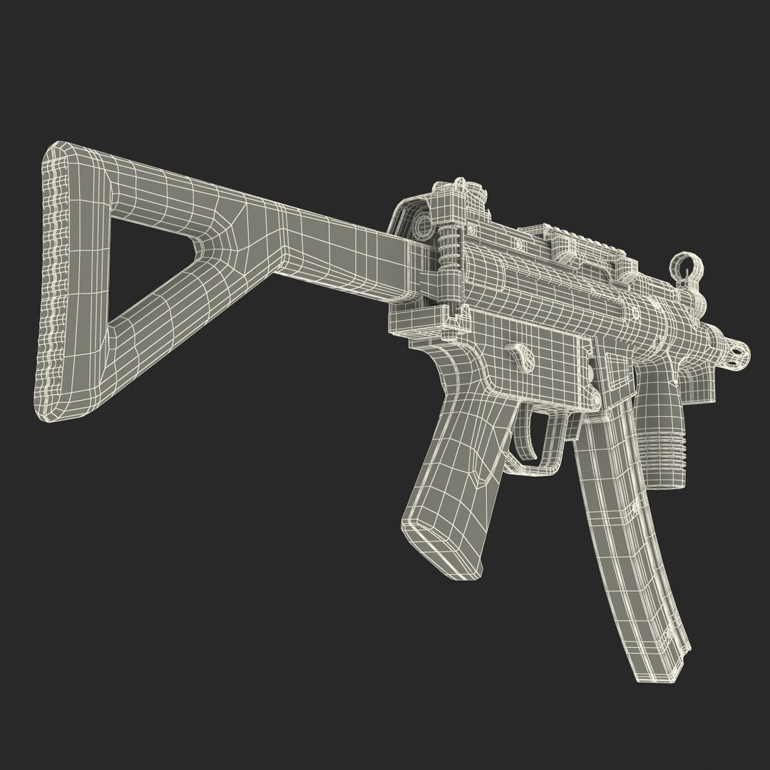Assault Rifle Generic 3d Model