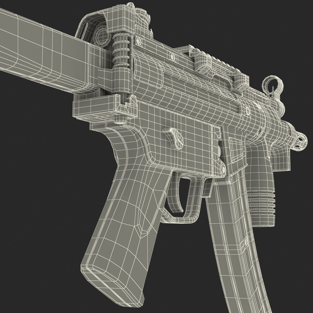 Assault Rifle Generic 3d Model