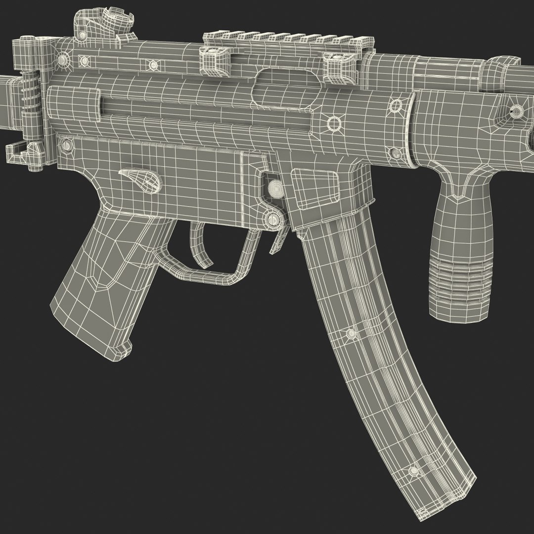 Assault Rifle Generic 3d Model