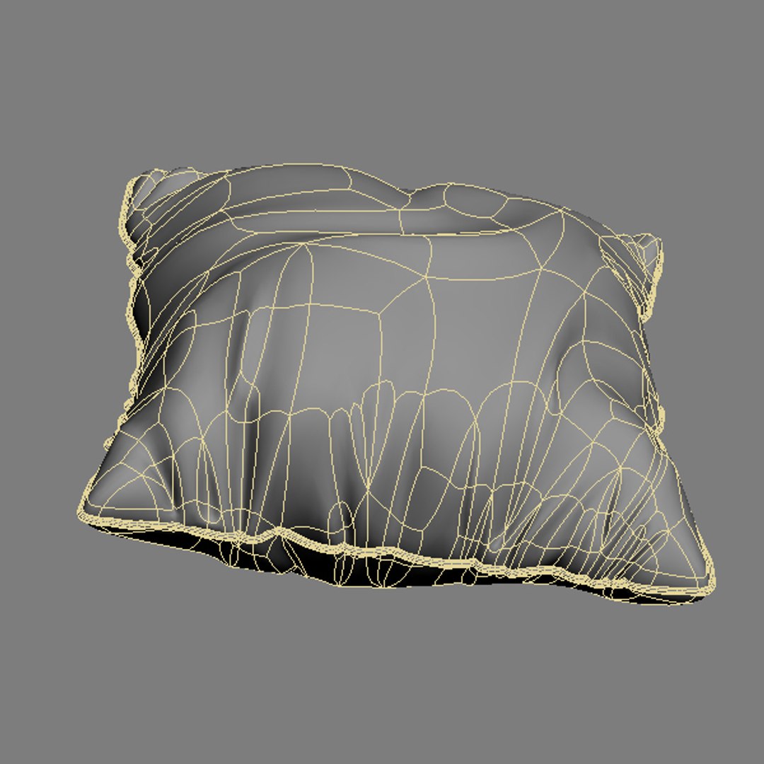 3d Model Pillow Details Materials