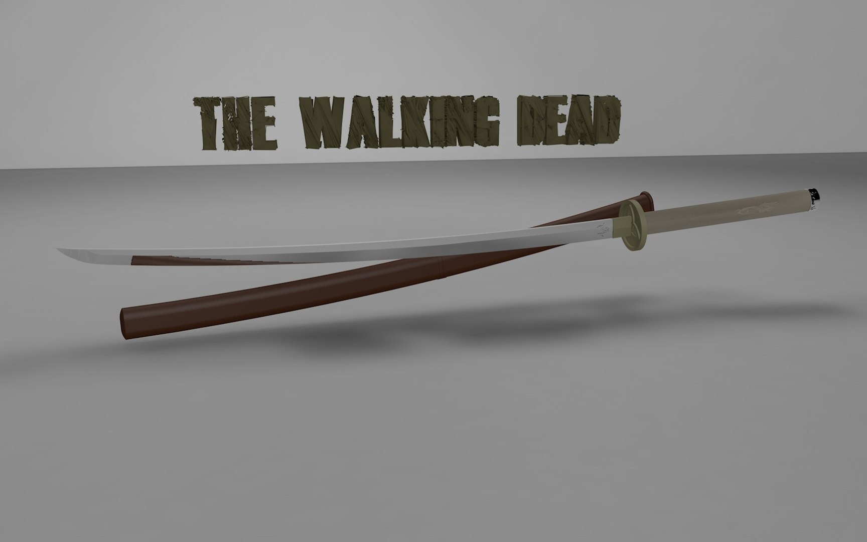 katana michonne walking dead 3d 3ds