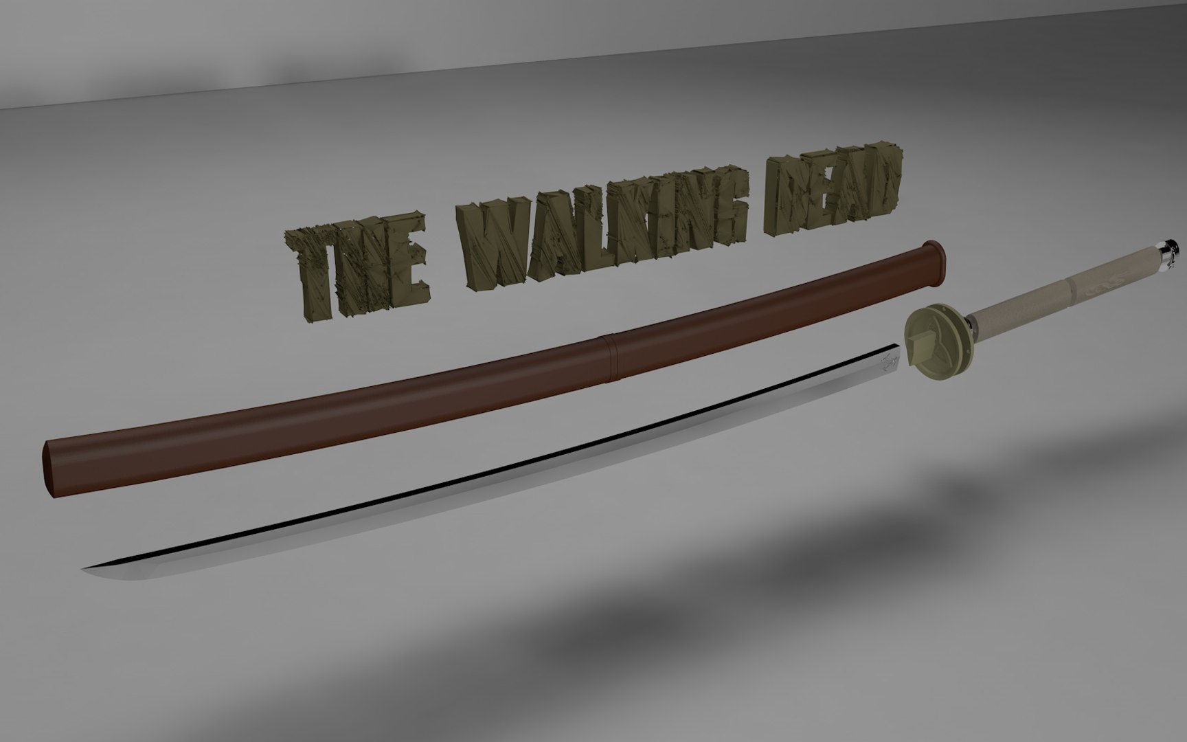 katana michonne walking dead 3d 3ds
