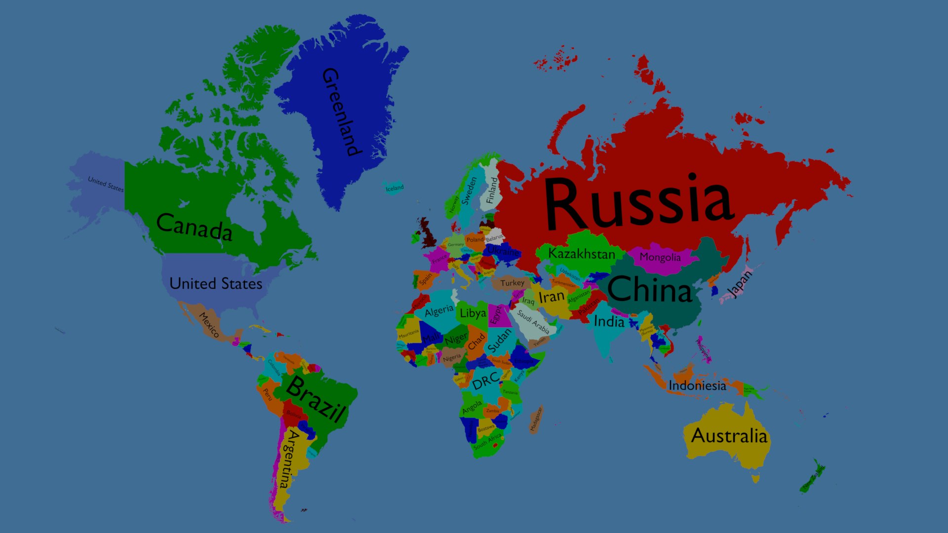 World Countries Model - TurboSquid 1277400