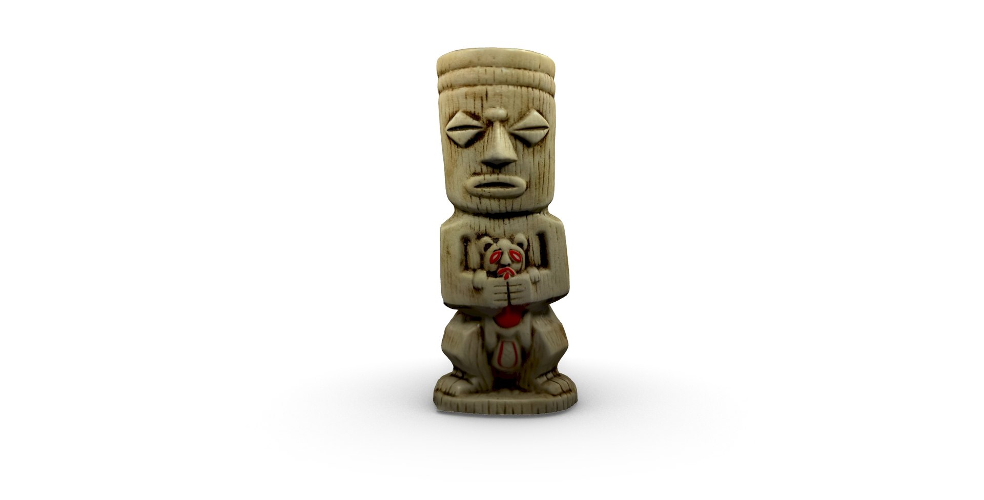 3D Tiki Totem 3D Model Model - TurboSquid 2343567