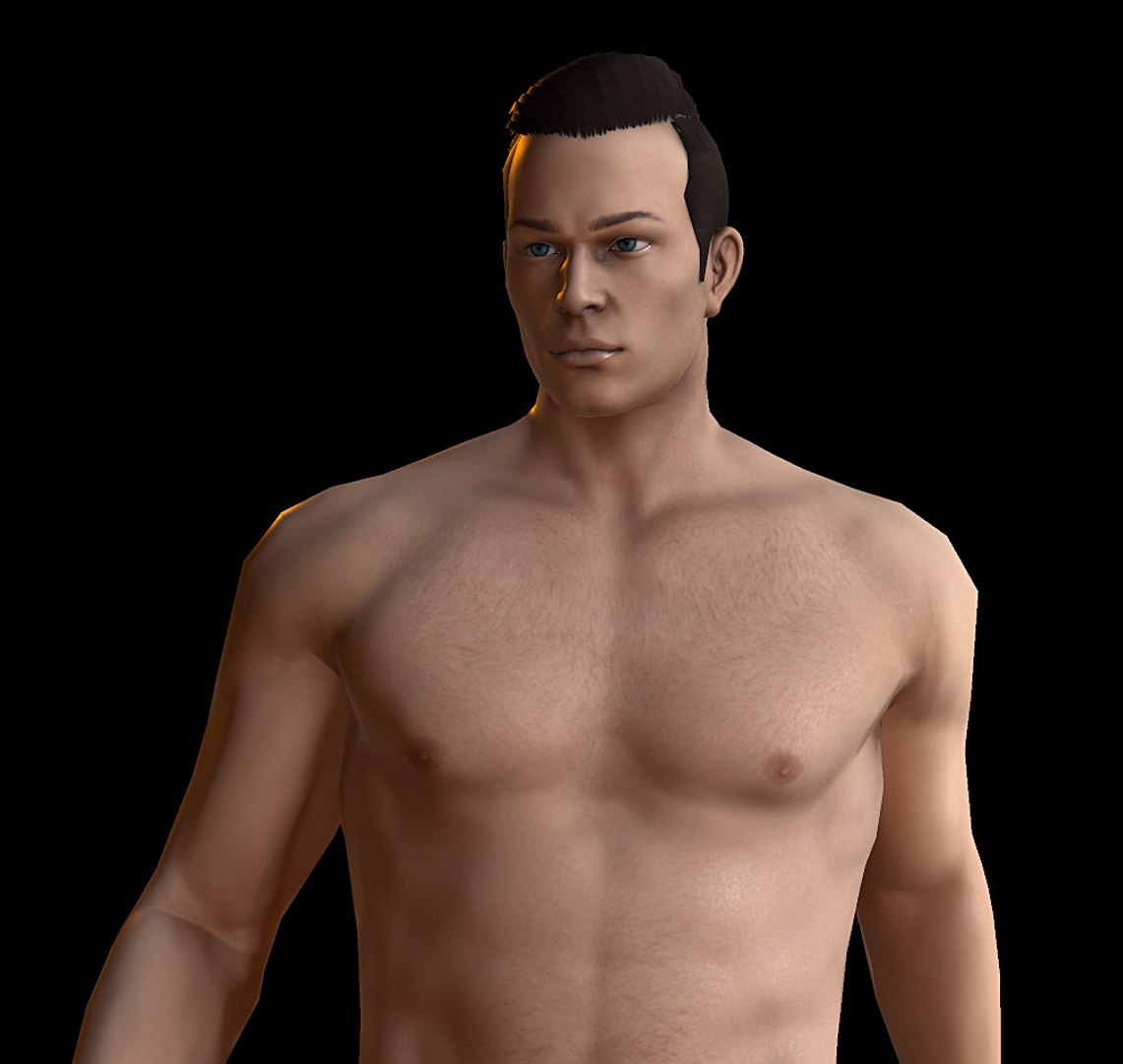 3D Basic Male Model - TurboSquid 1447874