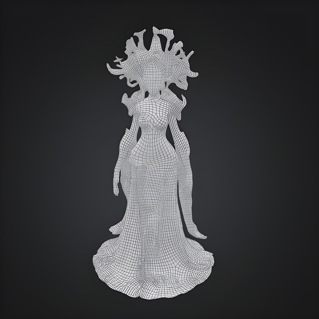 Mystical Queen Collection - Royal Fantasy Figurines 3D Model ...