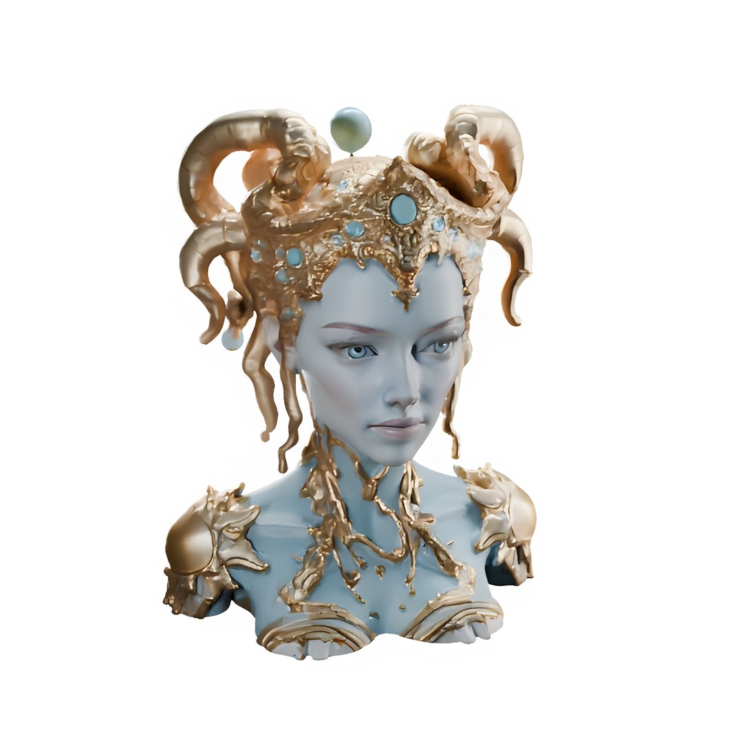 Mystical Queen Collection - Royal Fantasy Figurines 3D Model ...