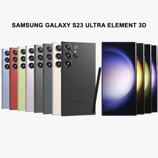 Samsung Galaxy S23 Ultra All Colors in Element 3D 3D 모델 - TurboSquid ...
