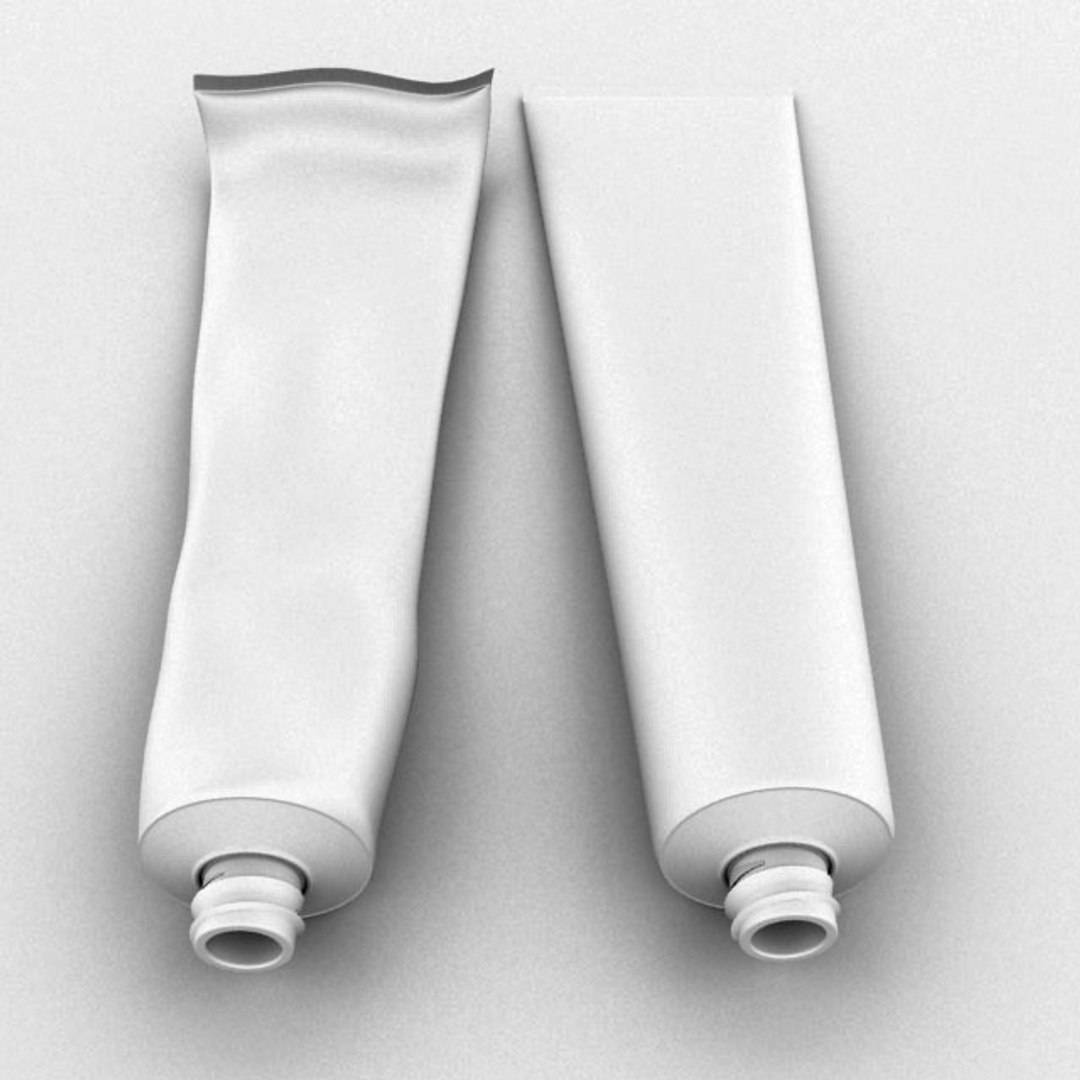 Tube Paste Toothpaste 3d Model