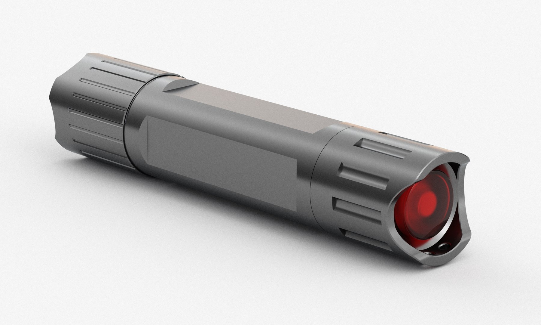 Flashlight With Inner Workings 04 3D Model - TurboSquid 2402409