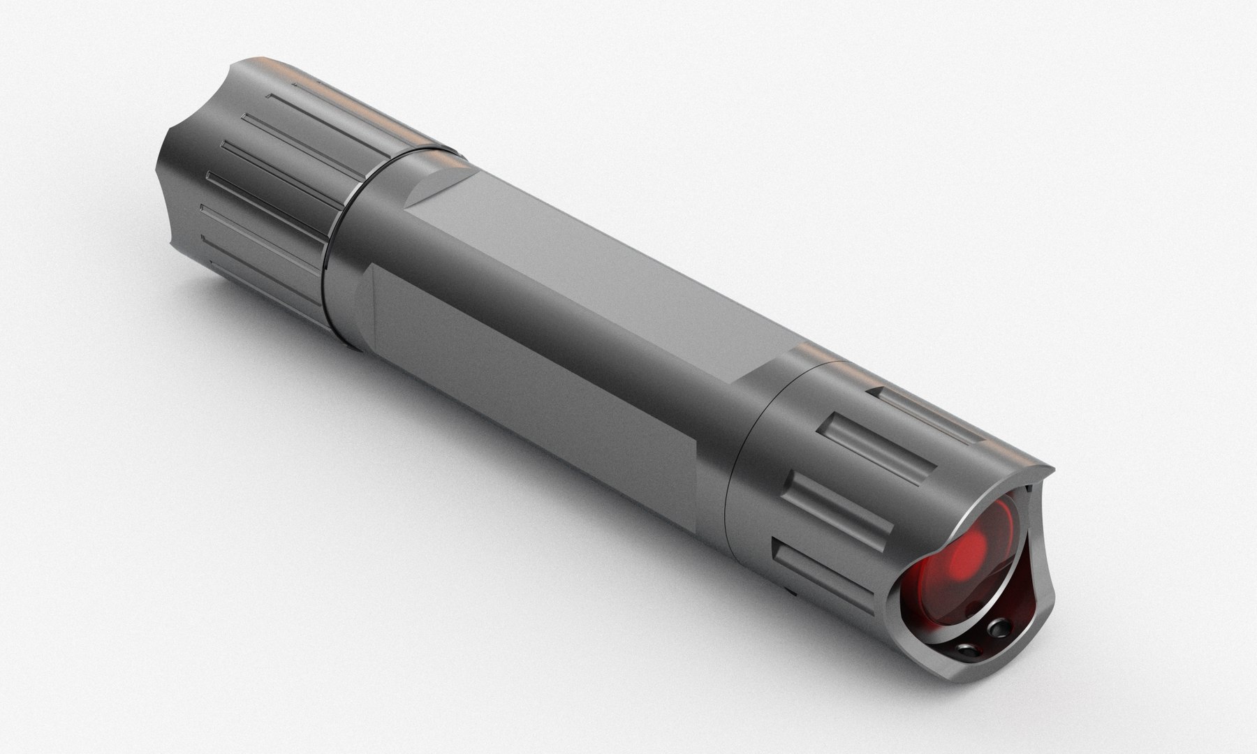 Flashlight With Inner Workings 04 3D Model - TurboSquid 2402409
