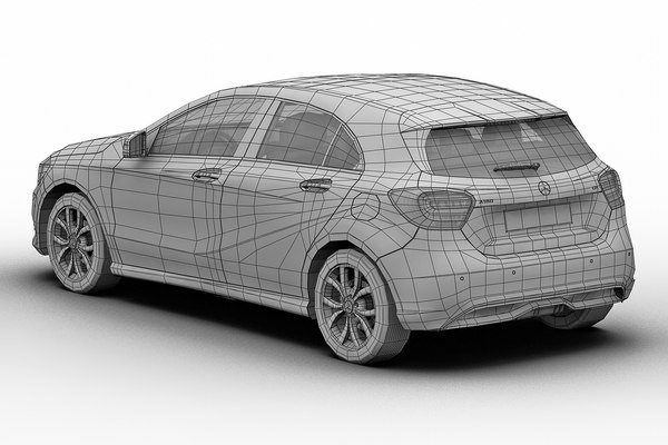 3d model mercedes benz cl